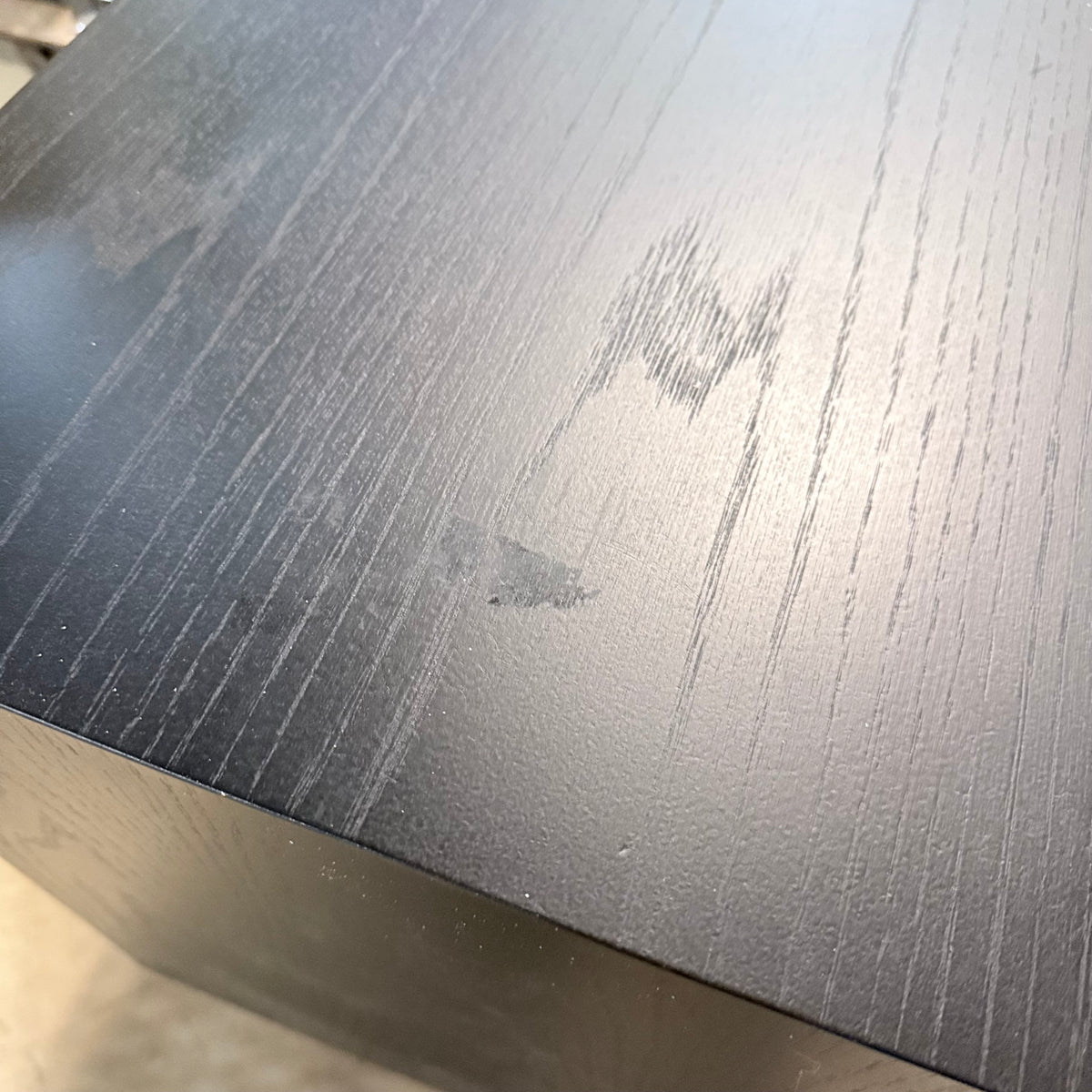 Joybird 'Oslo' Black Media Console with Rattan Sliding Doors ...