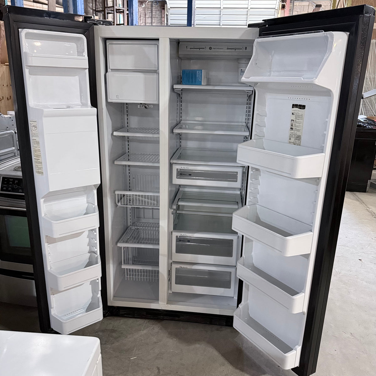 GE Profile Performance™ 36" Paneled Side-by-Side Refrigerator with Wat ...